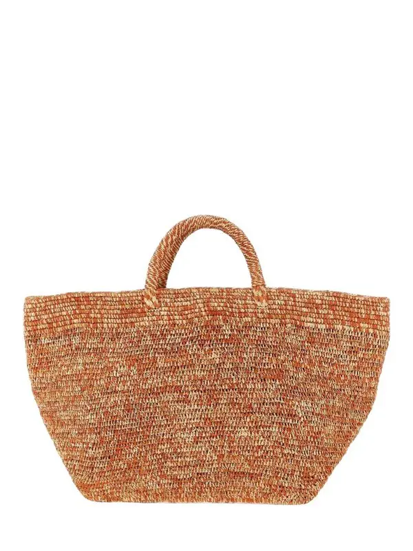 IBELIV Raffia Tote Bag - Red