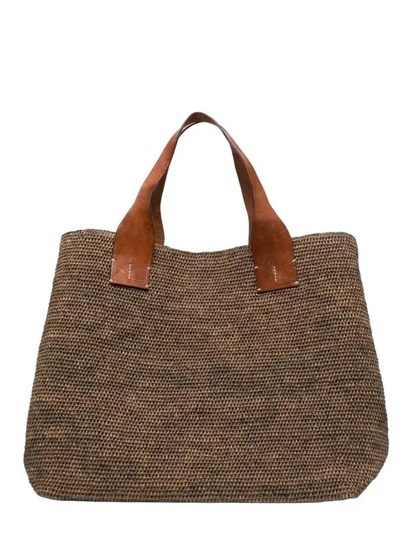 IBELIV Raffia Tote Bag - Brown