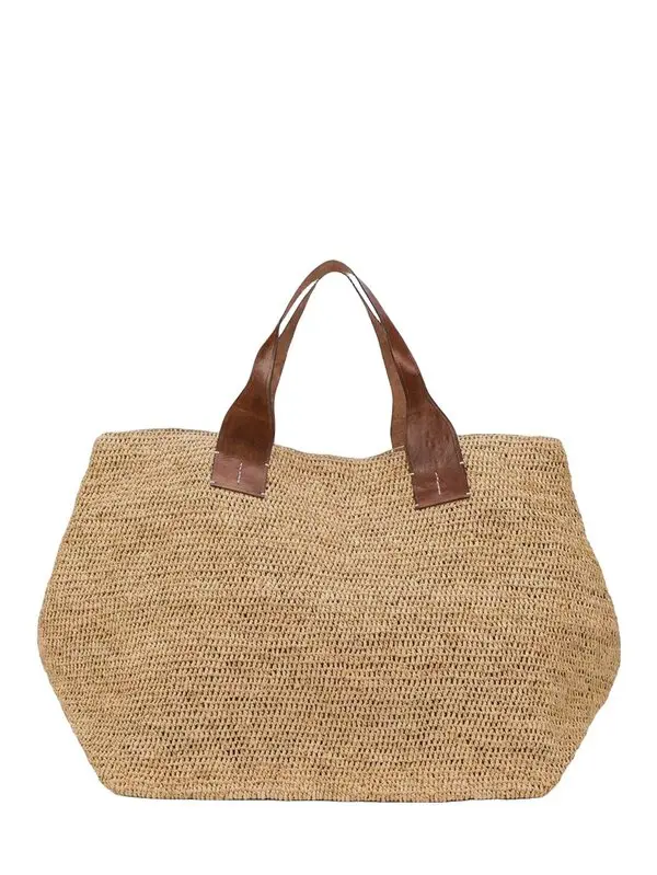 IBELIV Raffia Tote Bag - Nude