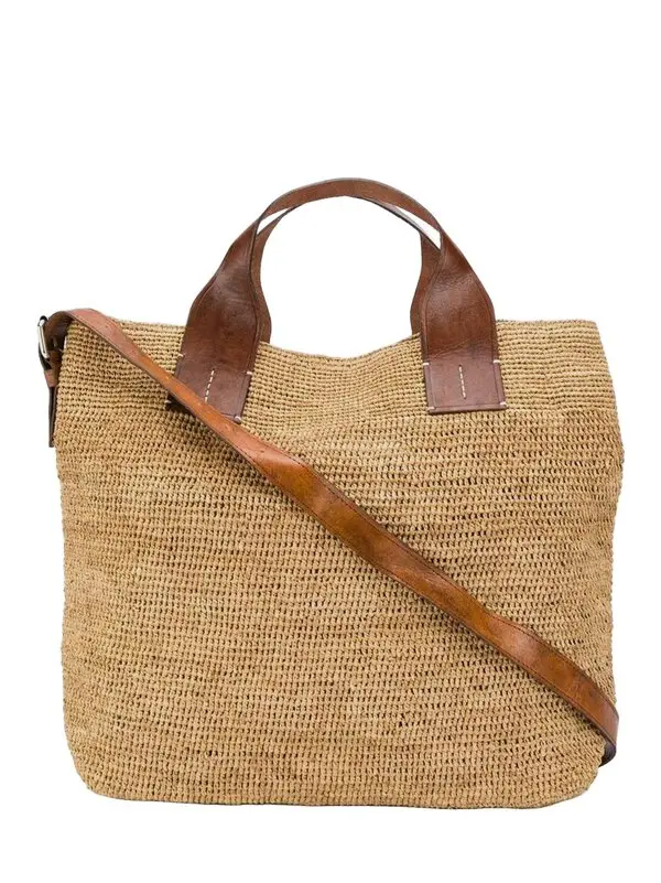 IBELIV Raffia Tote - Nude