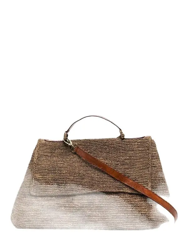 IBELIV Lahady Raffia Handbag - Brown