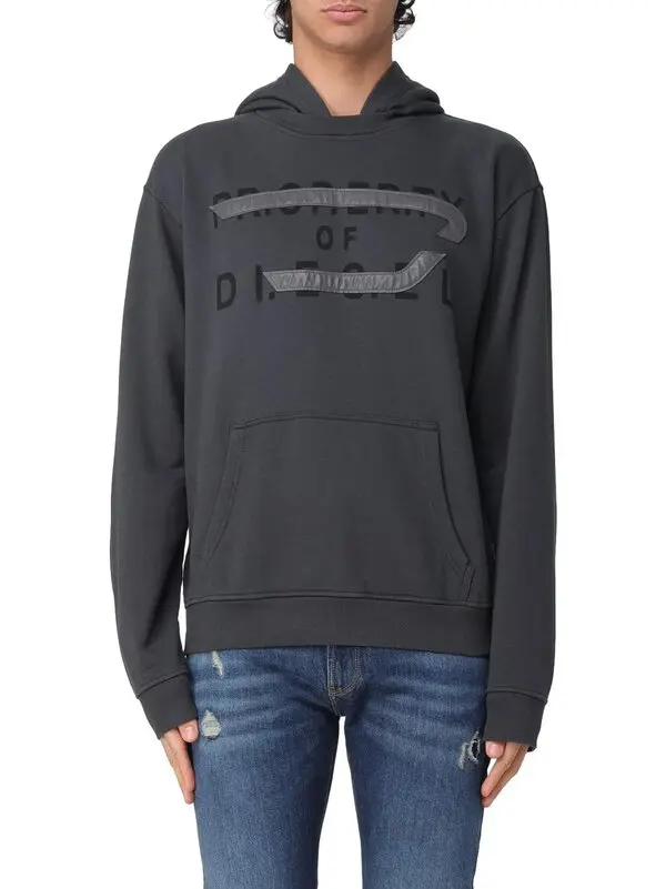 DIESEL® Hooded Sweatshirt - Charcoal