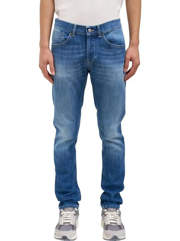 DONDUP Stretch Denim Slim Fit Jeans - Blue