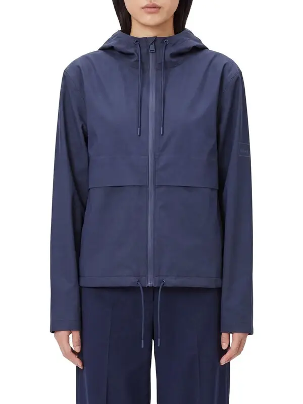 Rains Suva Hardshell Short String W Jacket - Blue