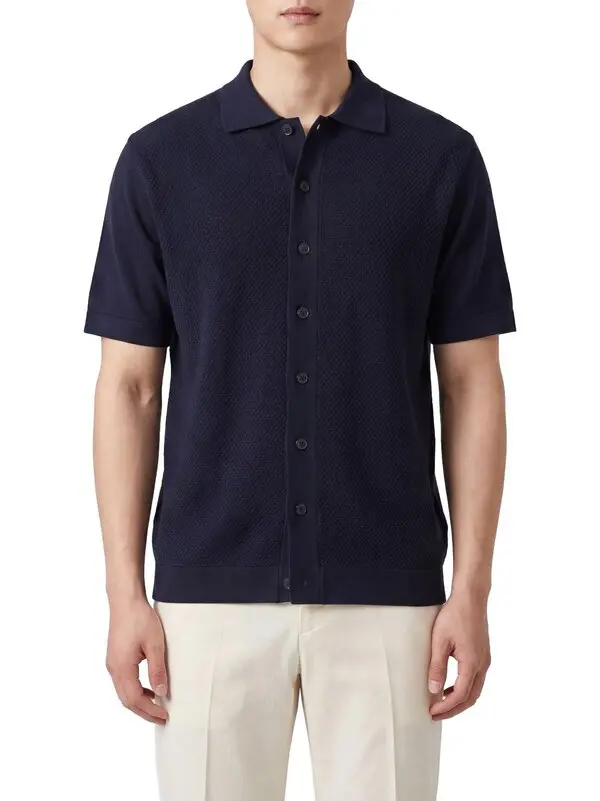 KANGRA Cotton Polo Shirt - Blue