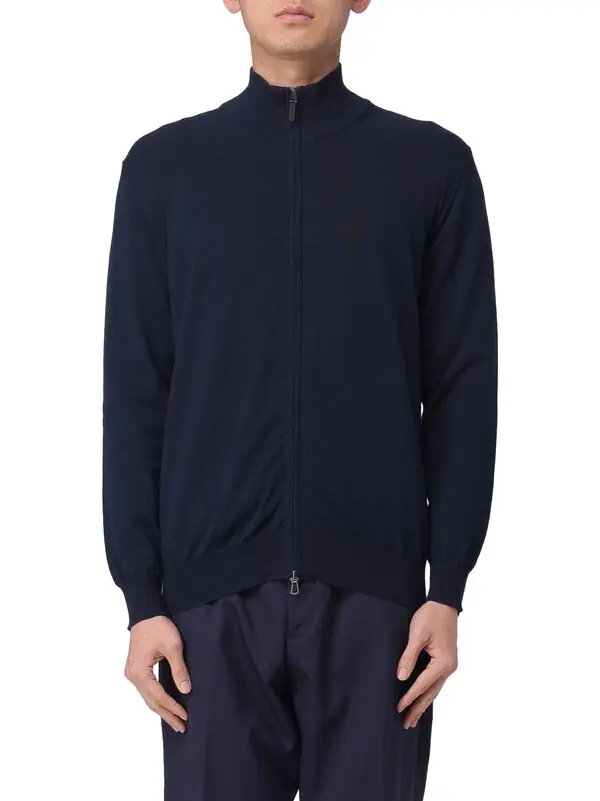 KANGRA Zip Up Cardigan - Blue