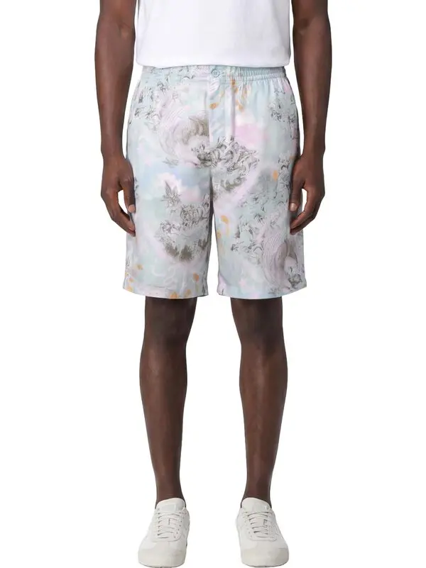 Off-White Printed Viscose Shorts - Multicolor