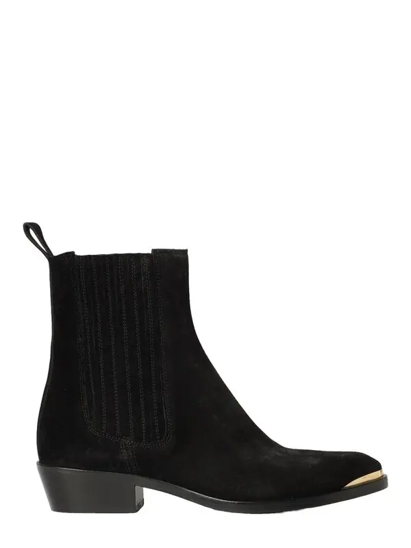 Isabel Marant Flat Ankle Boot - Black