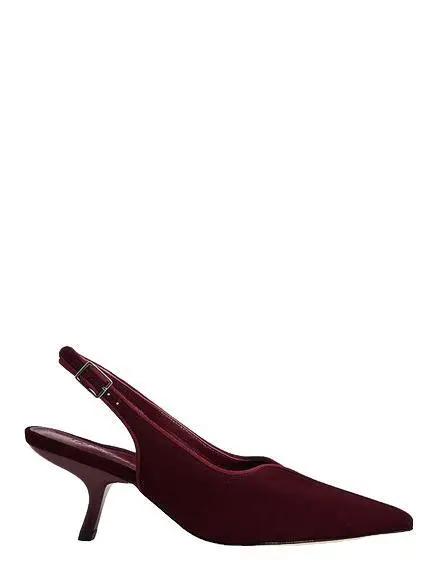 Marion Parke Cynthia Slingback Pump - Burgundy