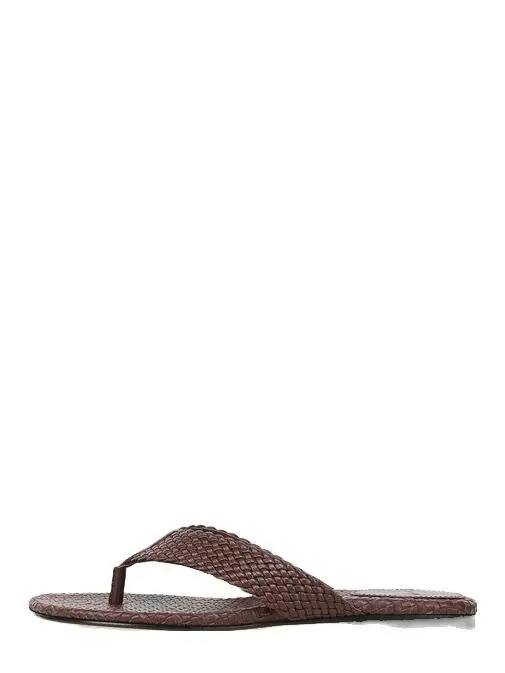 Vince Lotus Leather Sandal - Brown