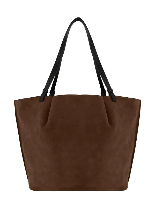 Vince Ava Suede Tote - Chocolate