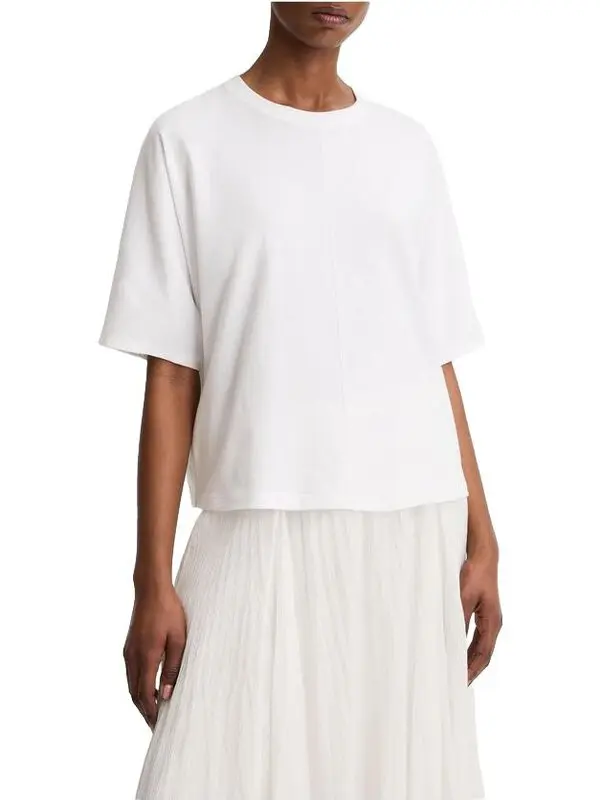 Vince Cotton Dolman-sleeve T-shirt - White