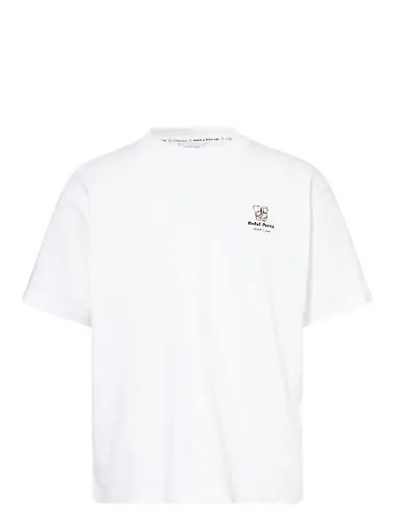 PERCIVAL Hotel Bistro Oversized Cotton-jersey T-shirt - White