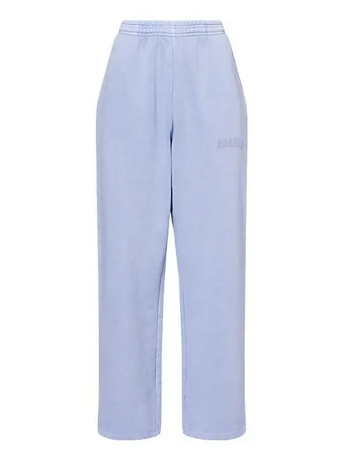 ADANOLA Relaxed Cotton-jersey Jogging Bottoms - Washed Lavender