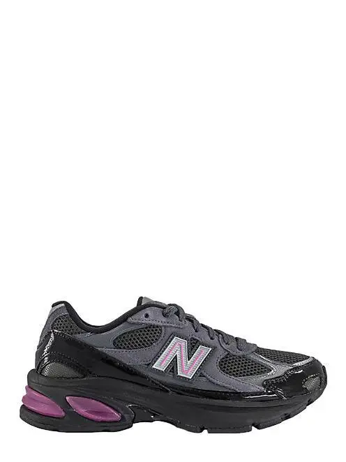 NEW BALANCE 2010 Suede Trainers - Black Pink Heat Magnet