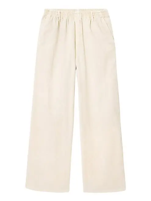 ALLSAINTS Sabbath Cord Cotton Trousers - Pebble White