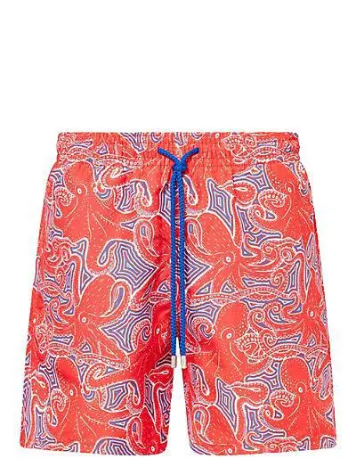 Vilebrequin Hypnoctopus Swim Shorts - Coquelicot