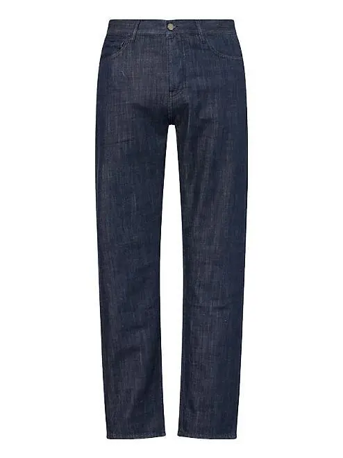 Sunspel Straight-leg Regular-fit Japanese Denim Jeans - Denim Rinse Wash