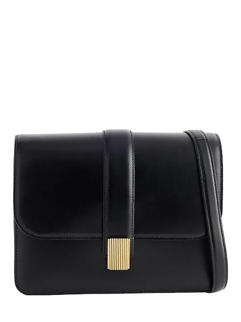 Khaite Blake Leather Cross-body Bag - Black