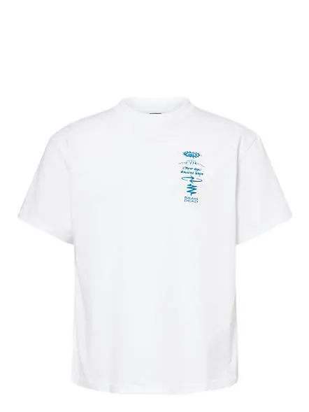 BRAIN DEAD Ancient Ways Logo-print Cotton T-shirt - White