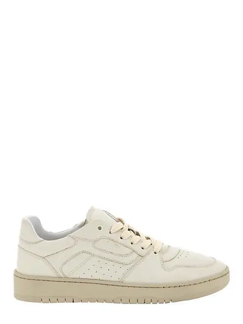 Boggi Milano Origin Leather Trainers - White