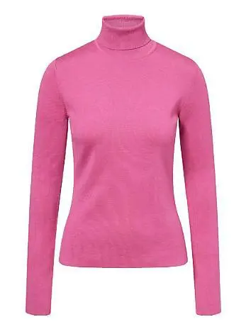 Gabriela Hearst May Roll-neck Wool And Cashmere-blend Jumper - Fuchsia