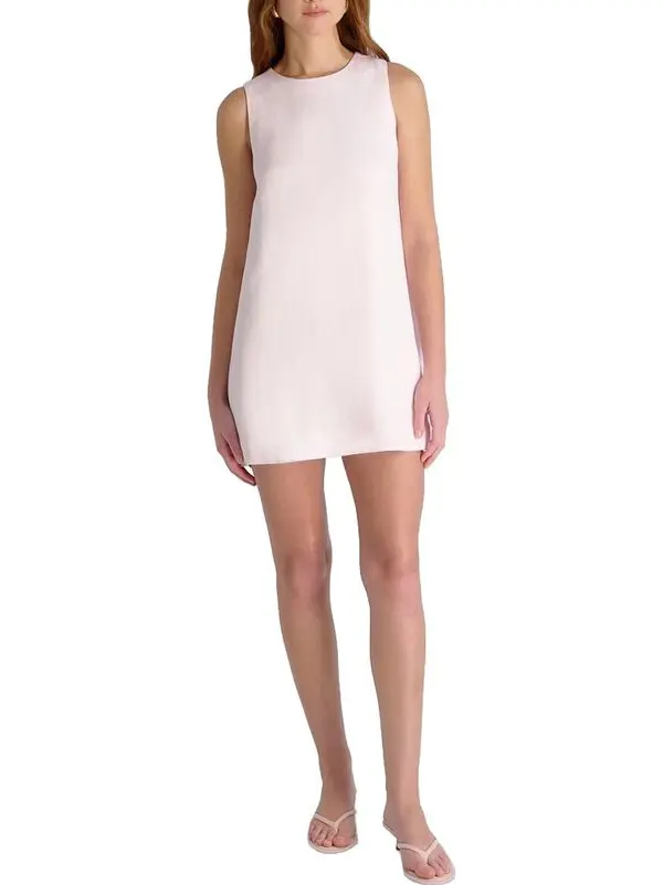 French Connection Sleeveless Shift Mini Dress - Pink Icing