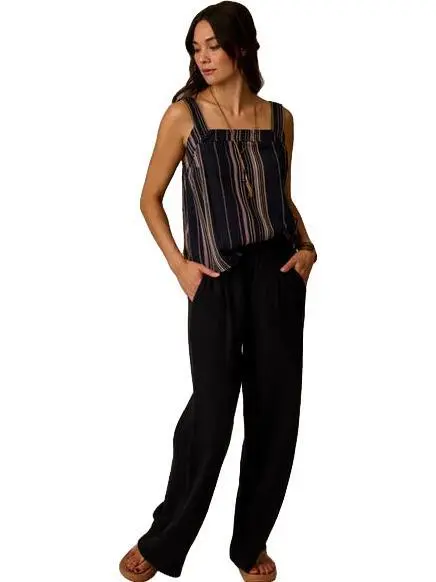 Carve Designs Nico Gauze Pant - Black