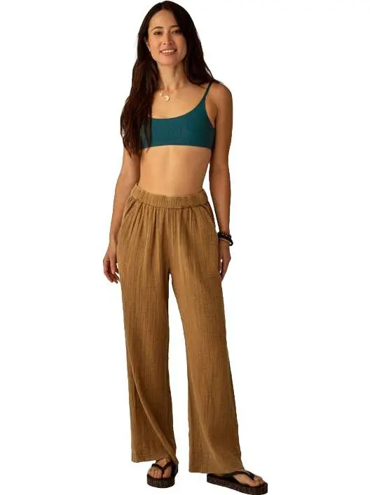 Carve Designs Relaxed Fit Gauze Pant - Golden