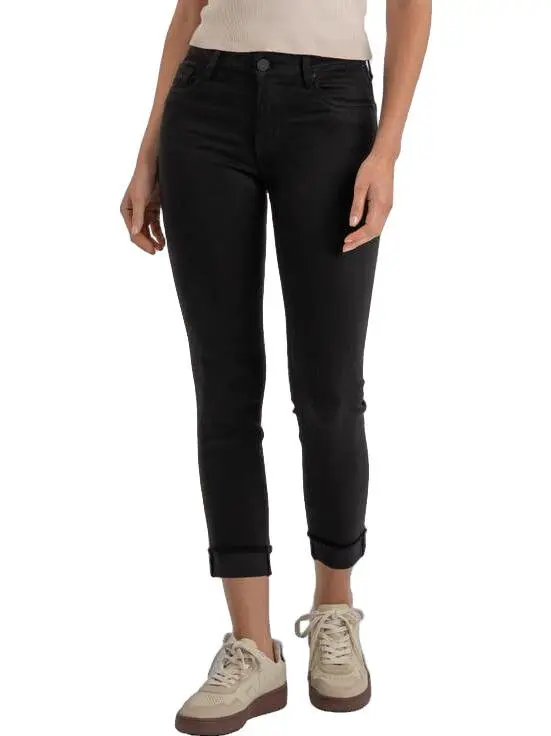 Kut From The Kloth Amy Crop Slim Jeans - Black