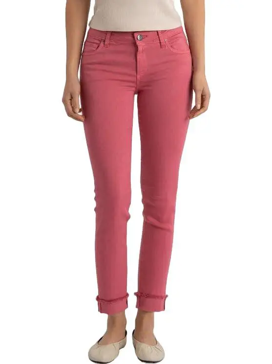 Kut From The Kloth Amy Crop Slim Jeans - Flamingo