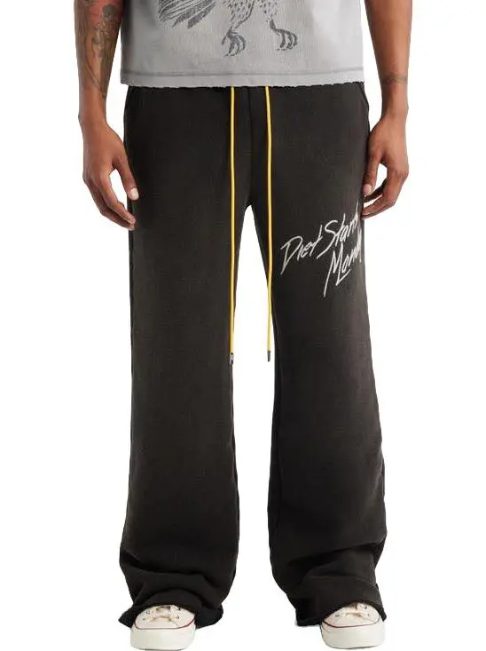 DIET STARTS MONDAY Marker Sweatpants - Black