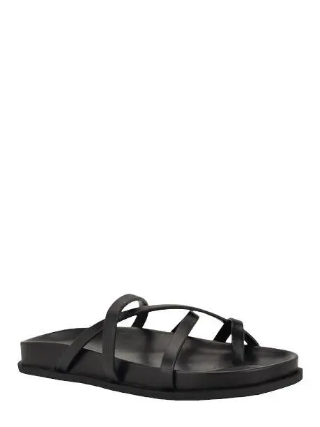 Calvin Klein Helden Toe Loop Sandal - Black