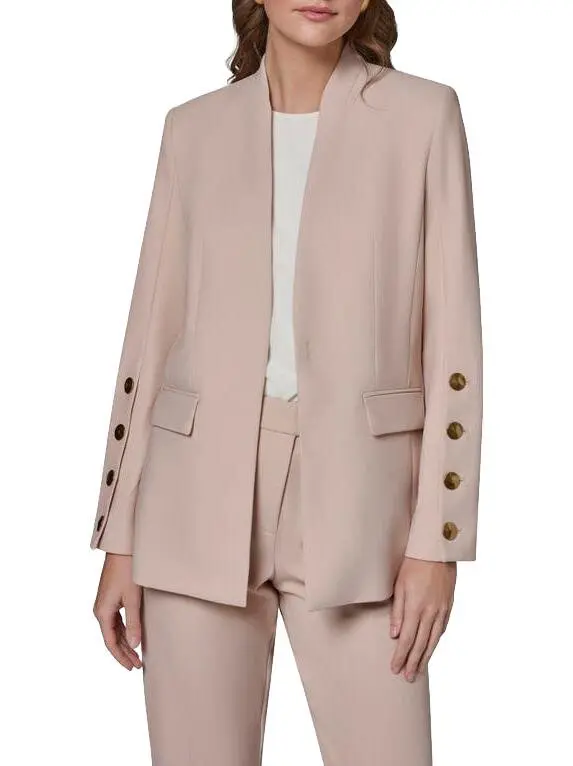 Donna Karan New York Button Detailed Blazer - Snow Petal