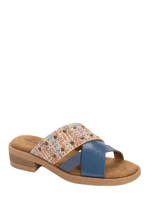 MUK LUKS Vittoria Sandal - Multi Blue