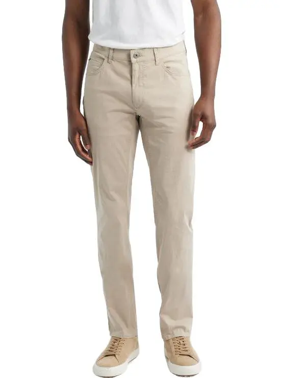 BRAX Chuck Modern Fit Five-pocket Pants - Canvas