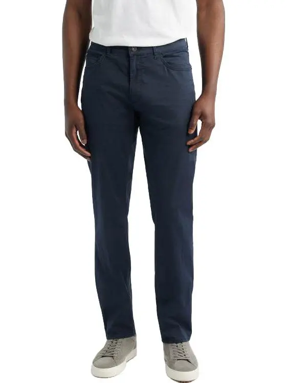 BRAX Chuck Modern Fit Five-pocket Pants - Navy