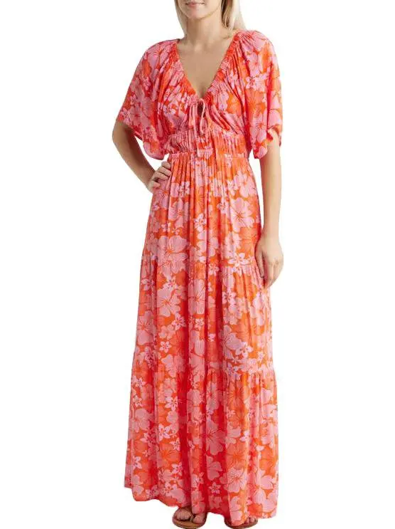 Rip Curl Aloha State Maxi Dress - Red