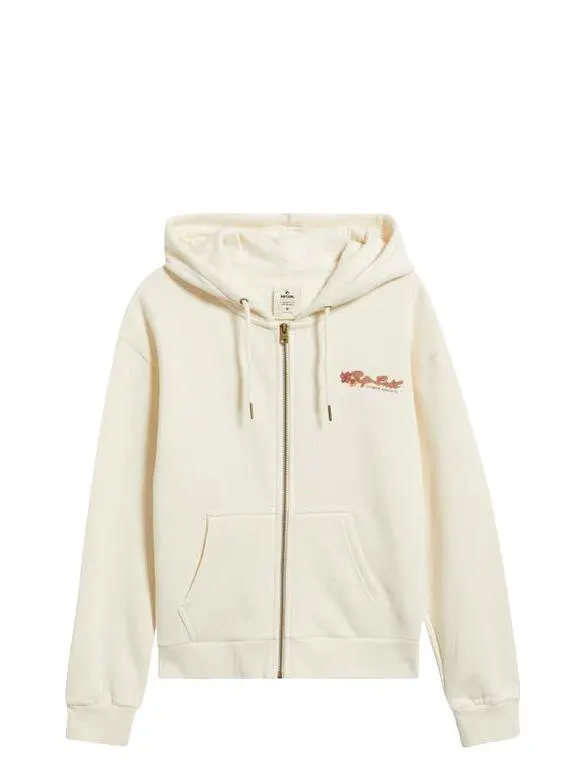 Rip Curl Full Zip Hoodie - Bone