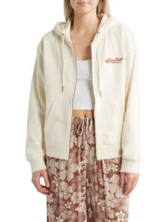 Rip Curl Full Zip Hoodie - Hawaii Bone
