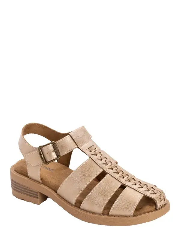 MUK LUKS Fisherman Sandal - Soft Gold
