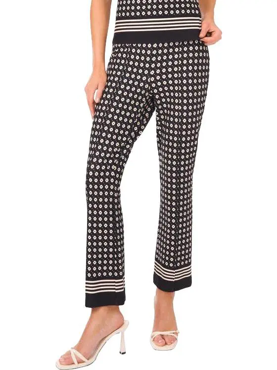 Ted Baker London Geo Print Knit Pants - Rich Black