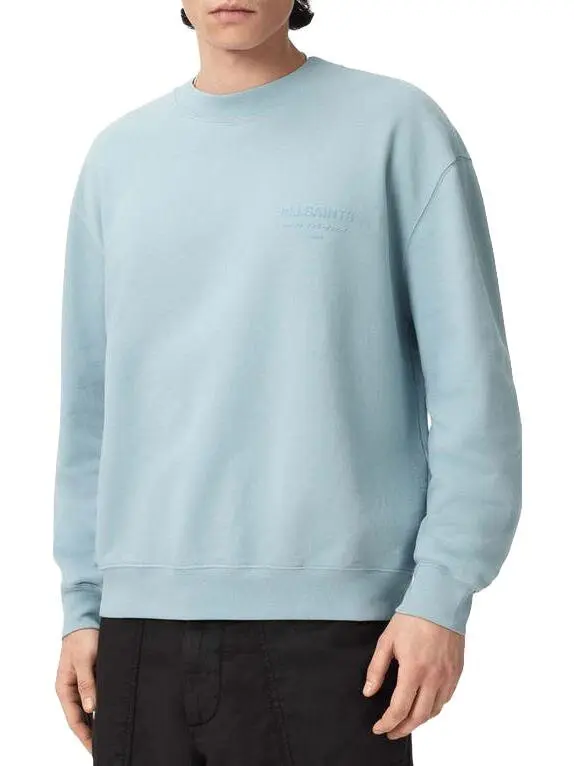 ALLSAINTS Xander Crewneck Sweatshirt - Salton Blue