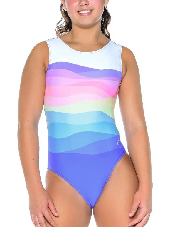 DESTIRA Tank Leotard With Scrunchie - In The Clouds