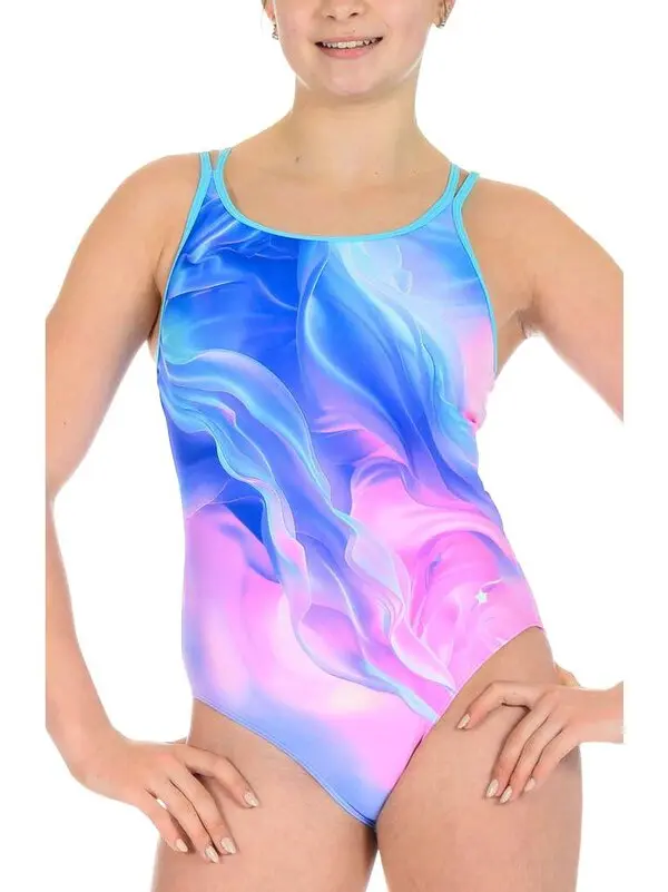 DESTIRA Printed Leotard - Luminescent
