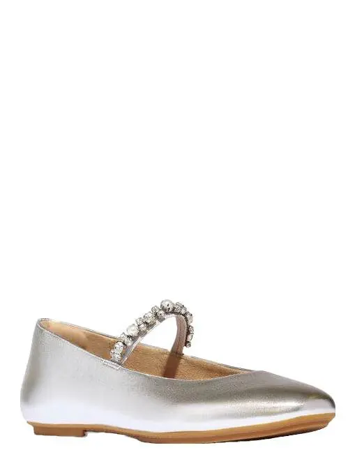 Fitflop Delicato Pearl Crystal Ballerinas - Silver