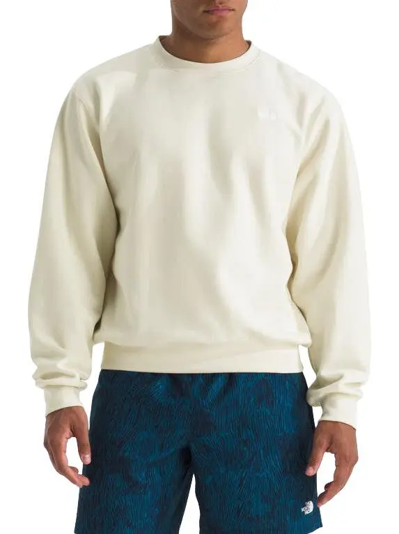 The North Face Relaxed-fit Crewneck Sweatshirt - White Dune