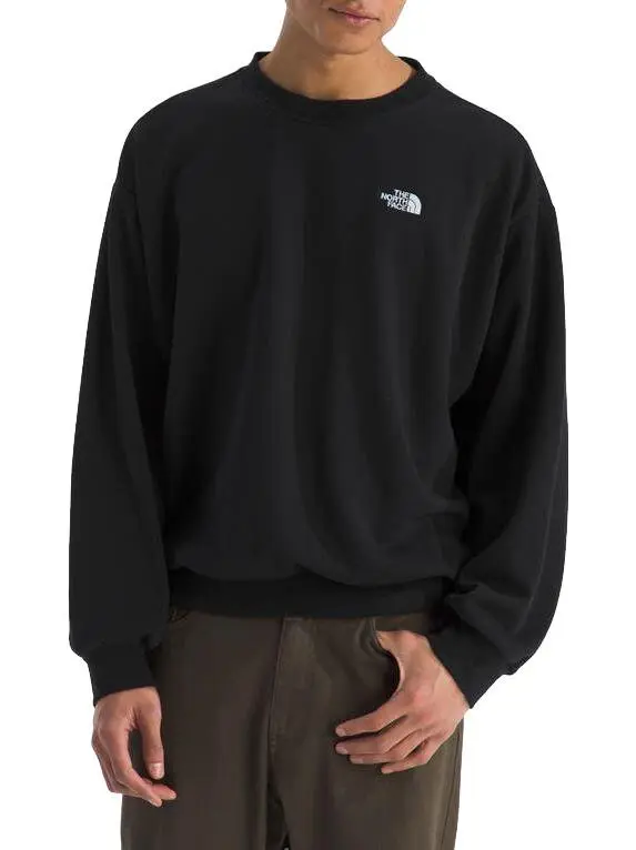 The North Face Evolution Simple Dome Oversize Crewneck Sweatshirt - Tnf Black