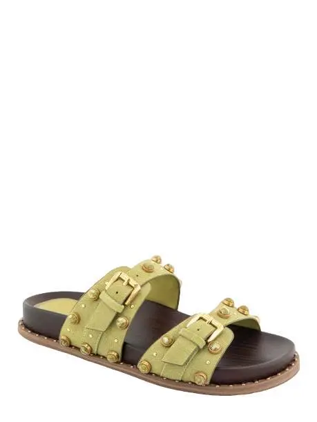 KENNETH COLE Deardra Two-strap Sandal - Artichoke Suede