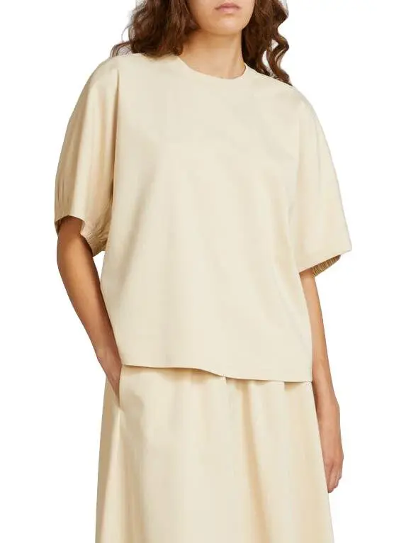 MM BY MAX MARA Cellula Puff Sleeve Top - Milk